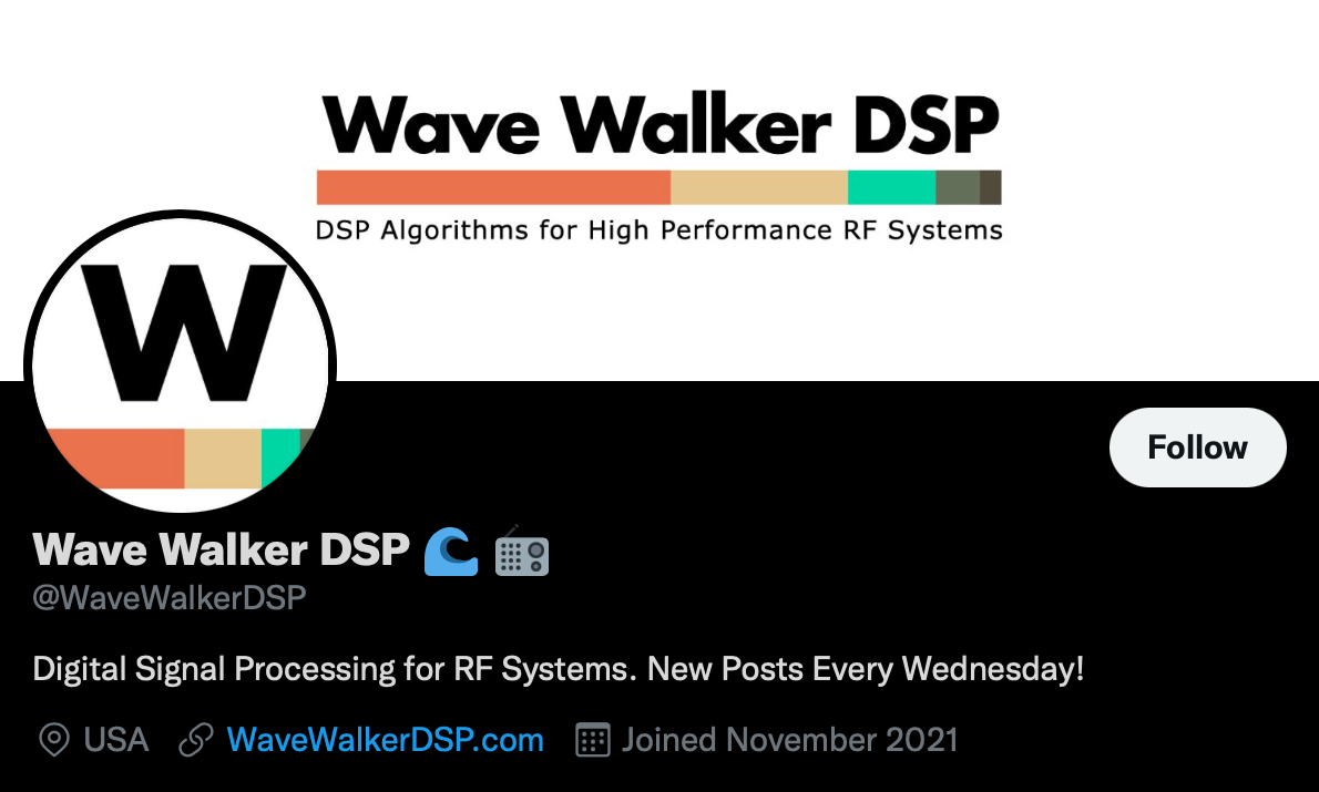 @WaveWalkerDSP on Twitter - Wave Walker DSP