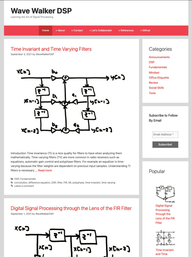 One Year Anniversary! - Wave Walker DSP