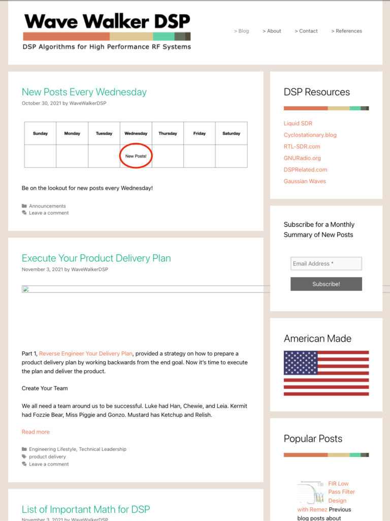 One Year Anniversary! - Wave Walker DSP