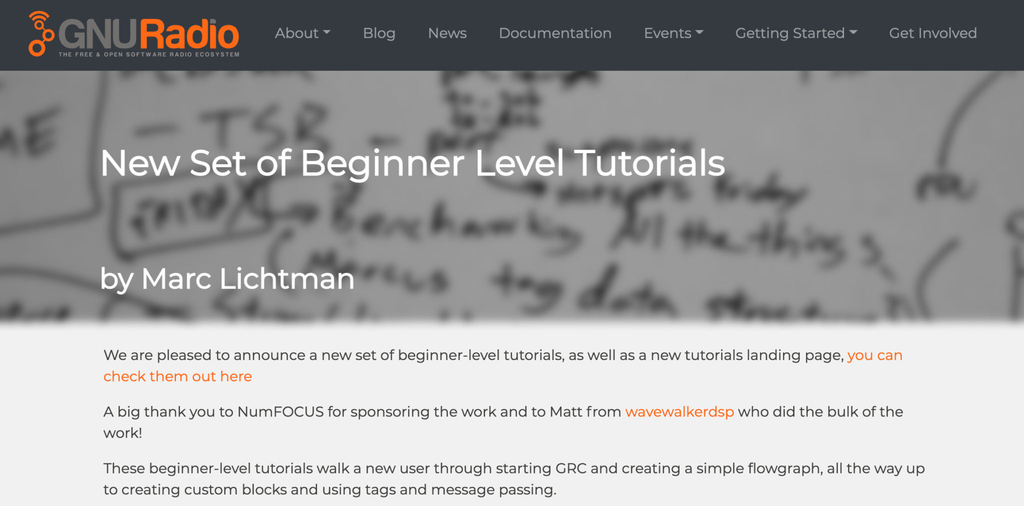 New GNU Radio Beginner Tutorials! - Wave Walker DSP