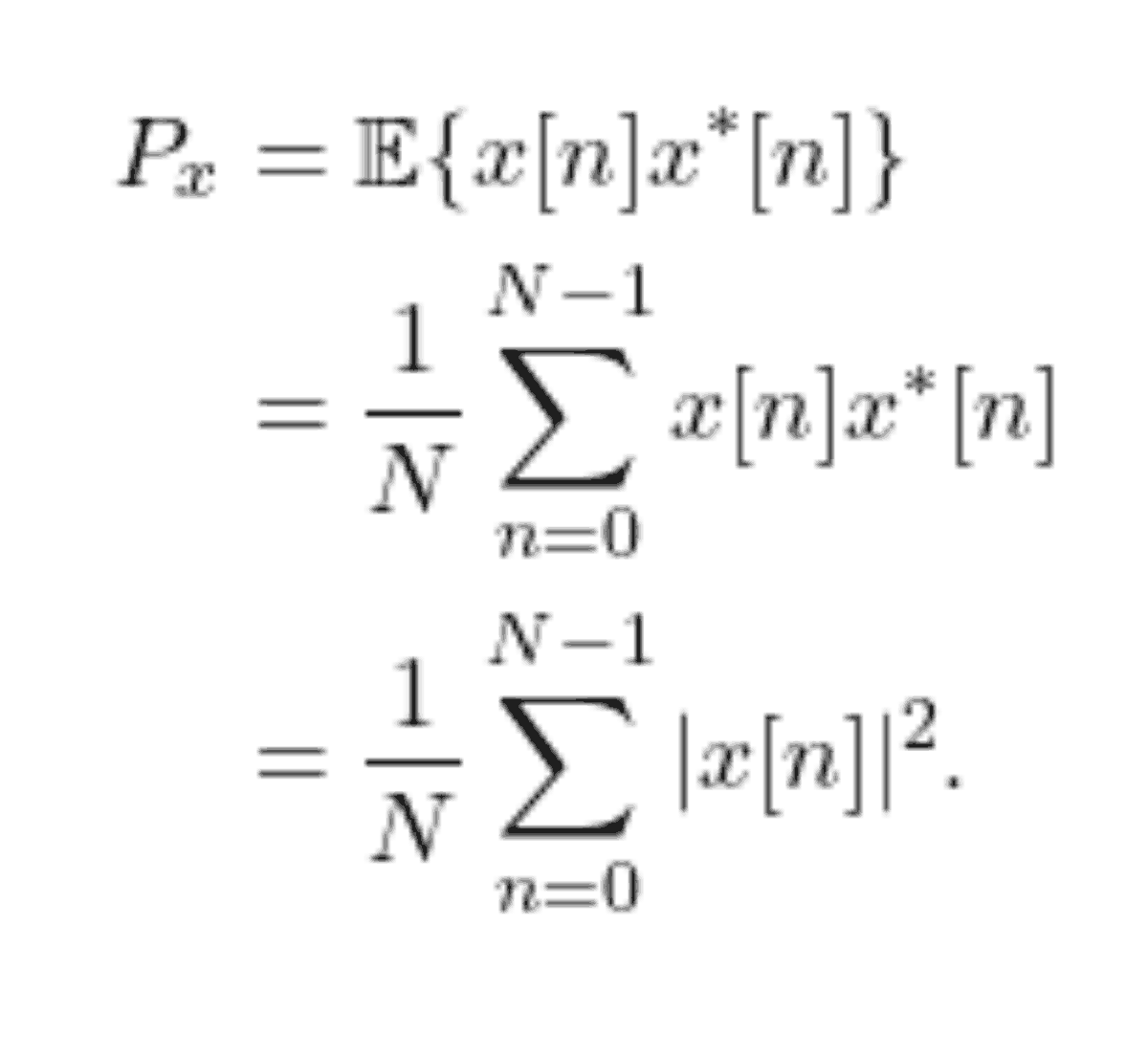 Average Power Formula